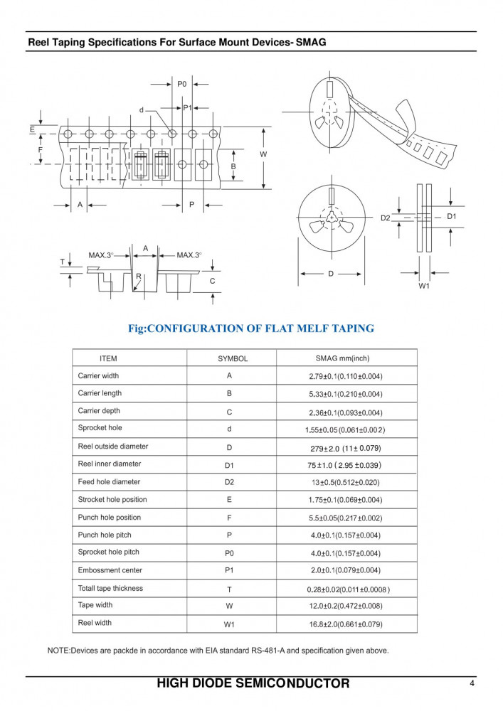 High Diode SS54 datasheet page 4