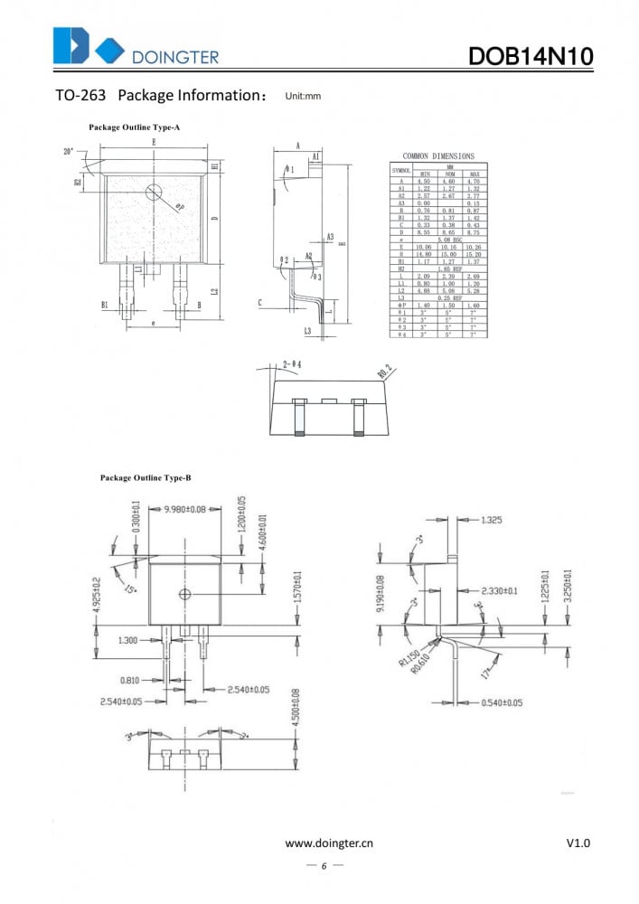DOB14N10 datasheet page 6