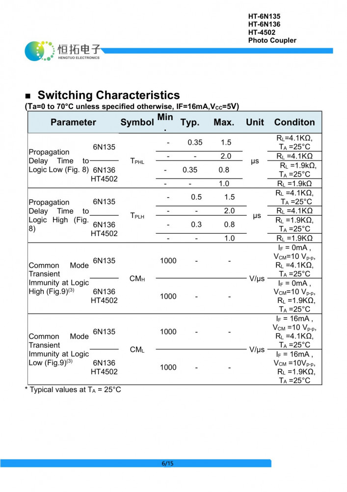 HT-6N136 datasheet page 7