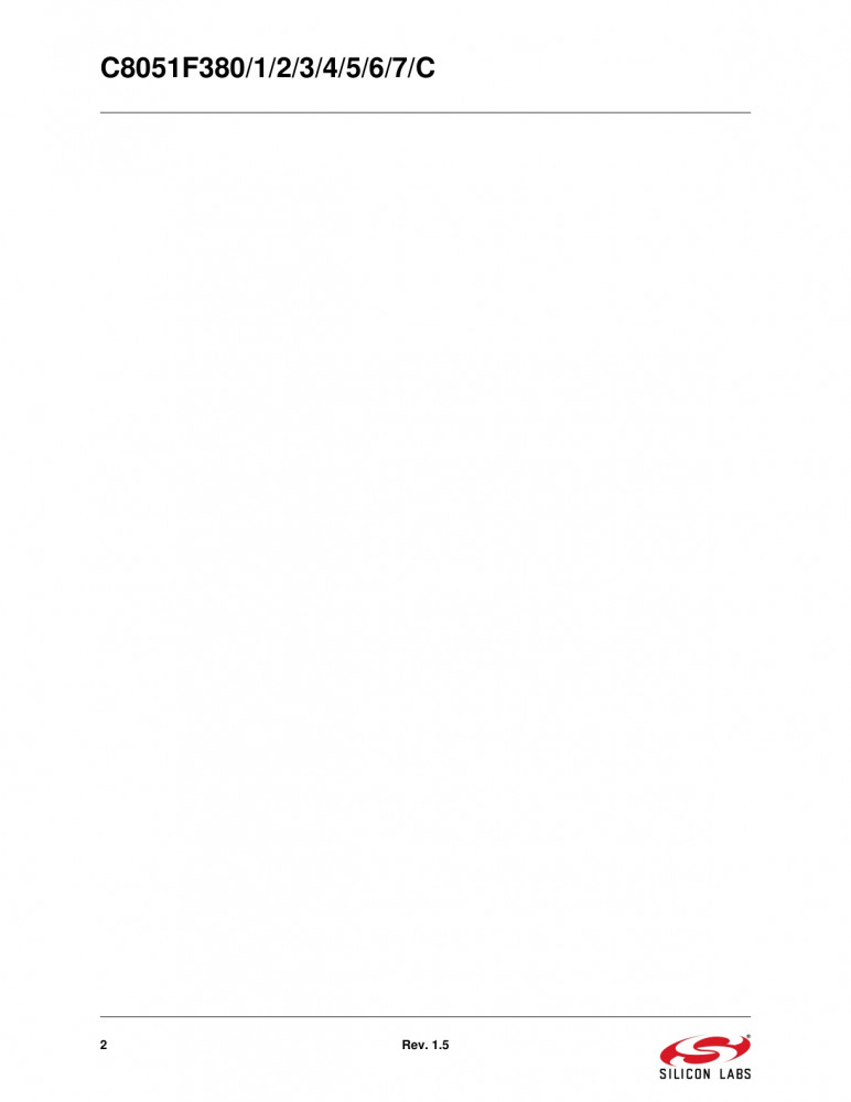 C8051F384-GQ technical document page 2