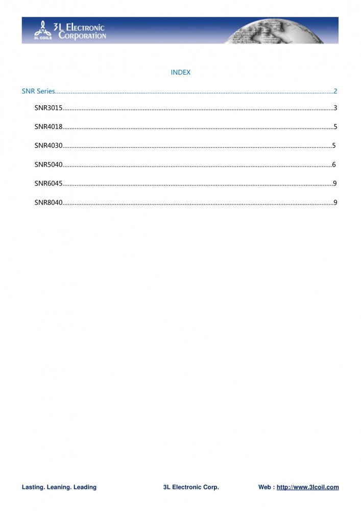 3L COILS catalogue page 1
