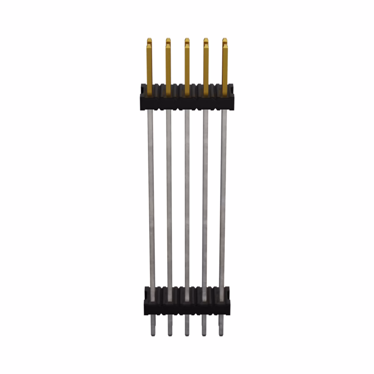 Milli-Grid Header, Dual Row, Dual Body, Through Hole, Vertical, 10 Circuits, 0.75µm Gold (Au) Selective Plating, 27.50mm Stacking Height, Tray, Lead-Free for sale