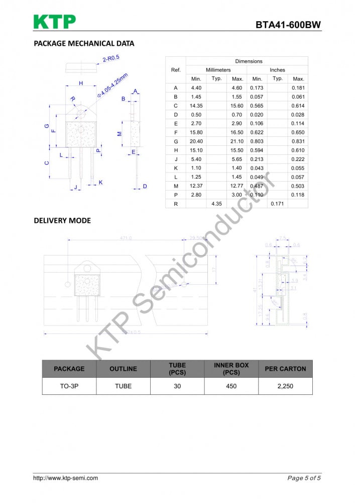 BTA41-600BW datasheet page 5