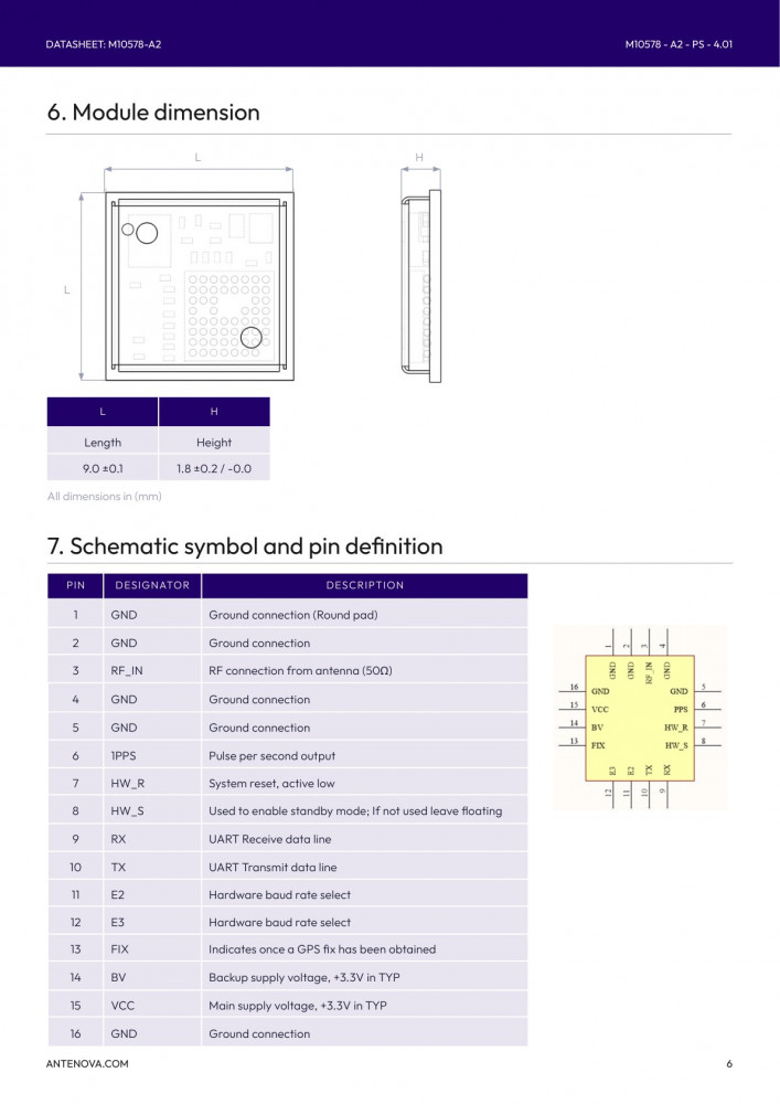M10578-A2 datasheet page 6