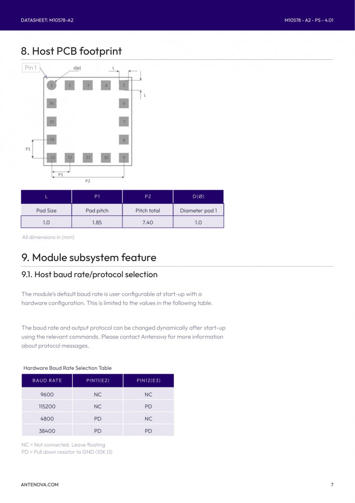 M10578-A2 datasheet page 7