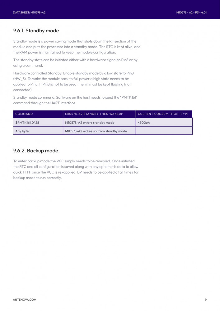 M10578-A2 datasheet page 9
