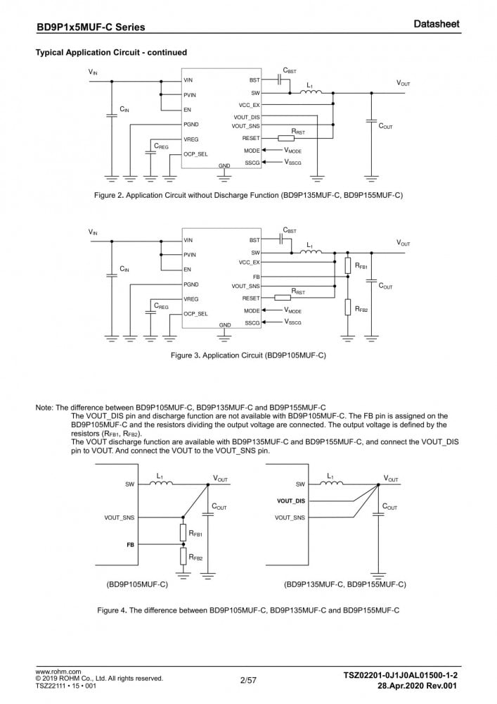 BD9P135MUF-CE2 datasheet page 2