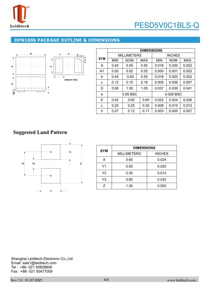 PESD5V0C1BLS-Q datasheet page 4