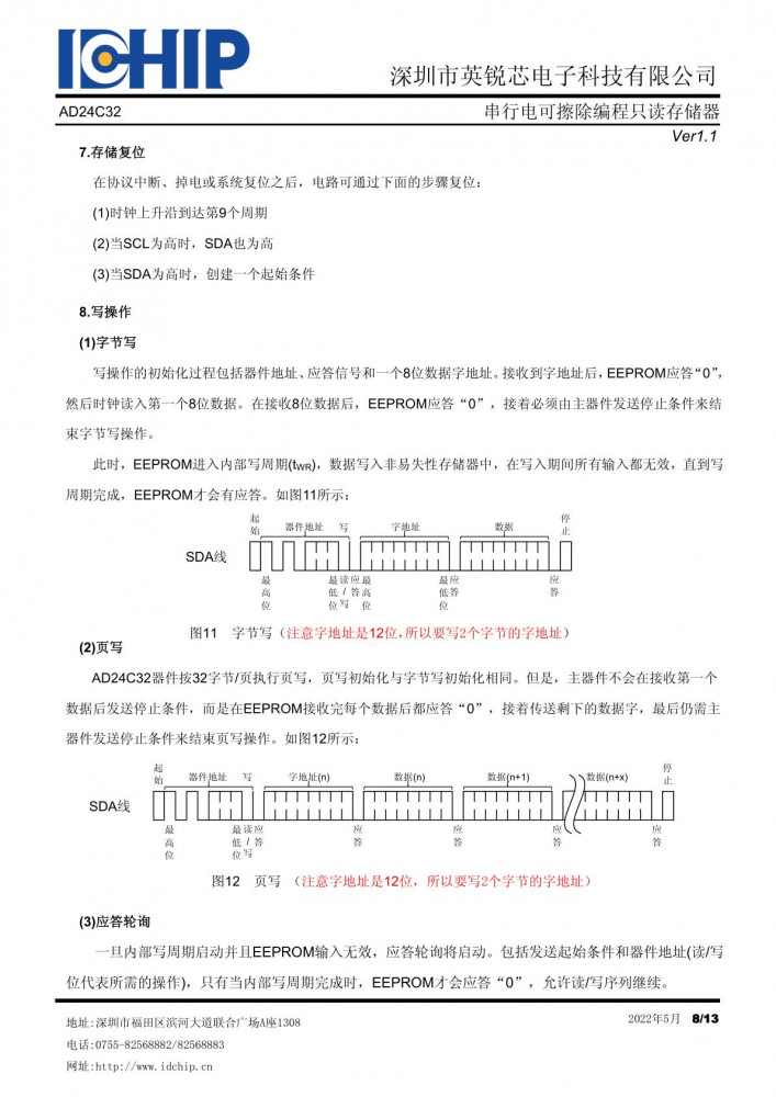 AD24C32 datasheet page 8