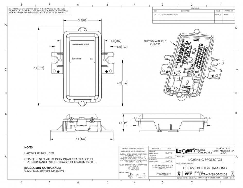 LPXT-WP-GB-DT-C1D2 technical drawing preview