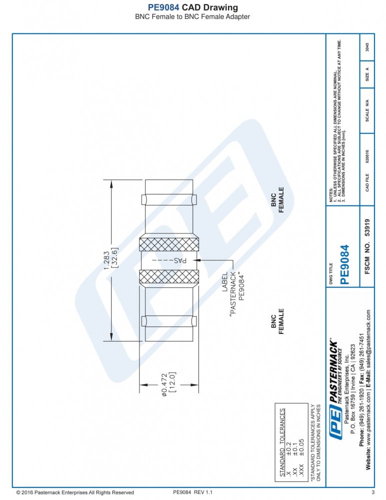 PE9084 technical document page 3