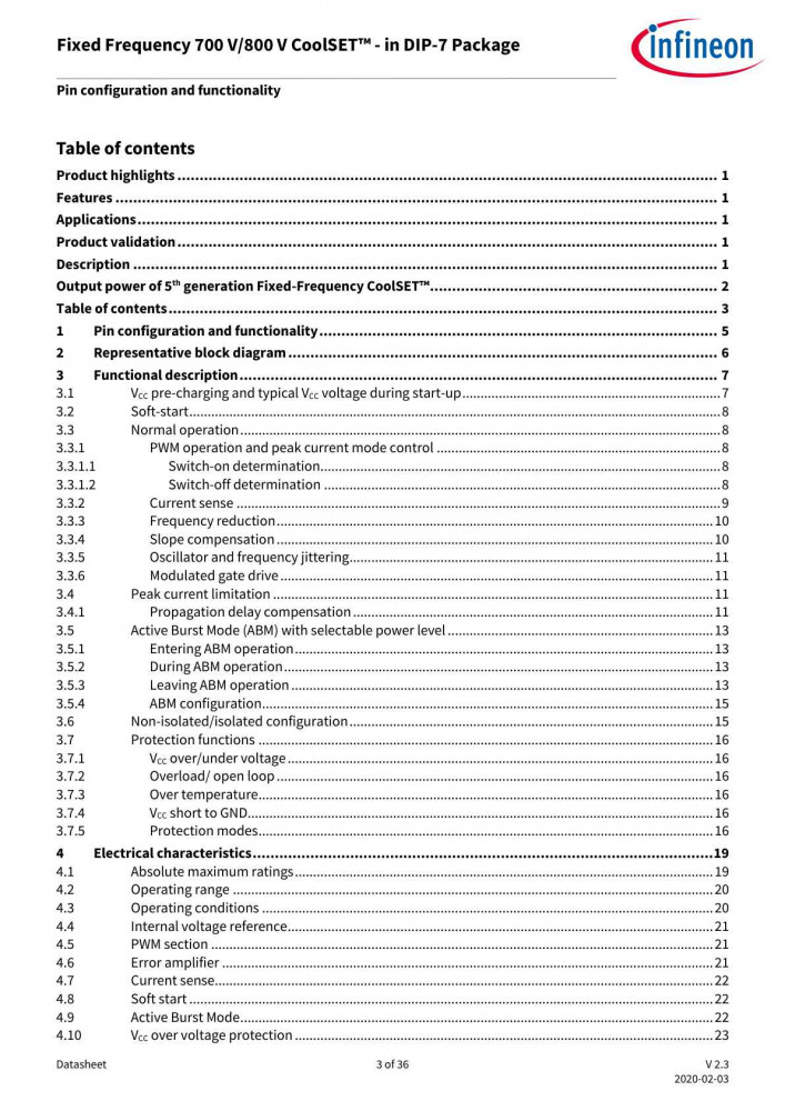 ICE5AR4770BZS technical document page 3