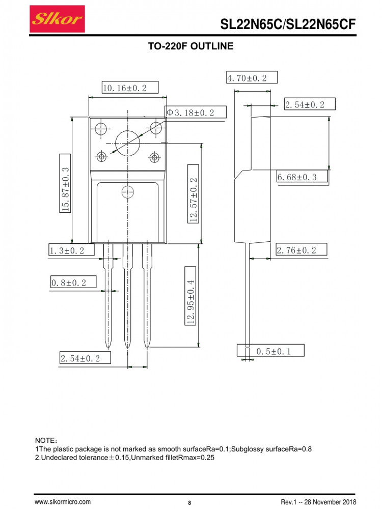 SL22N65CF datasheet page 8