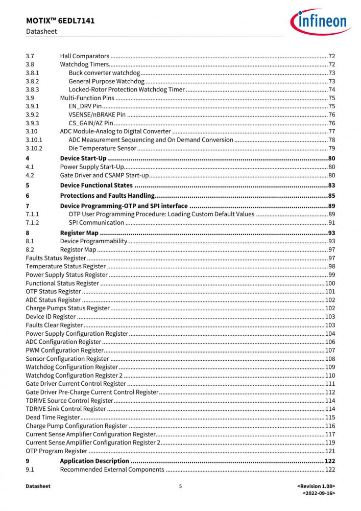 6EDL7141XUMA1 datasheet page 5