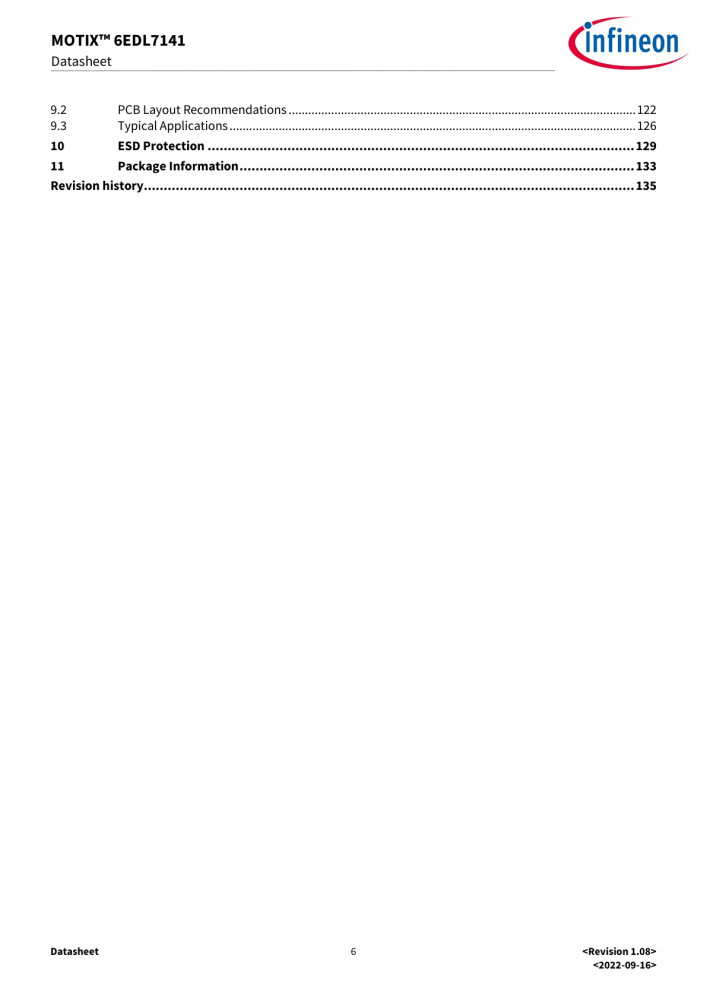 6EDL7141XUMA1 datasheet page 6