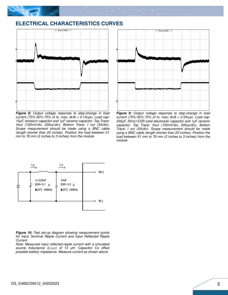 DELTA E48SC05012NRFA datasheet page 5
