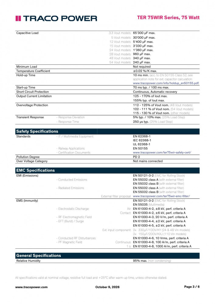TER 75WIR technical document page 3