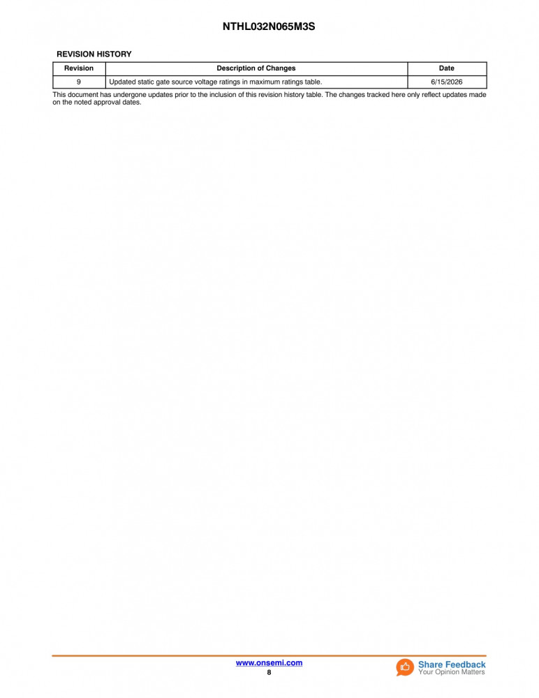 NTHL032N065M3S datasheet page 8