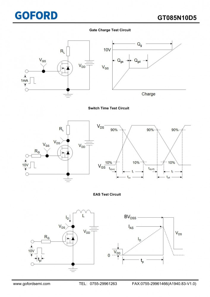 GT085N10D5 datasheet page 3
