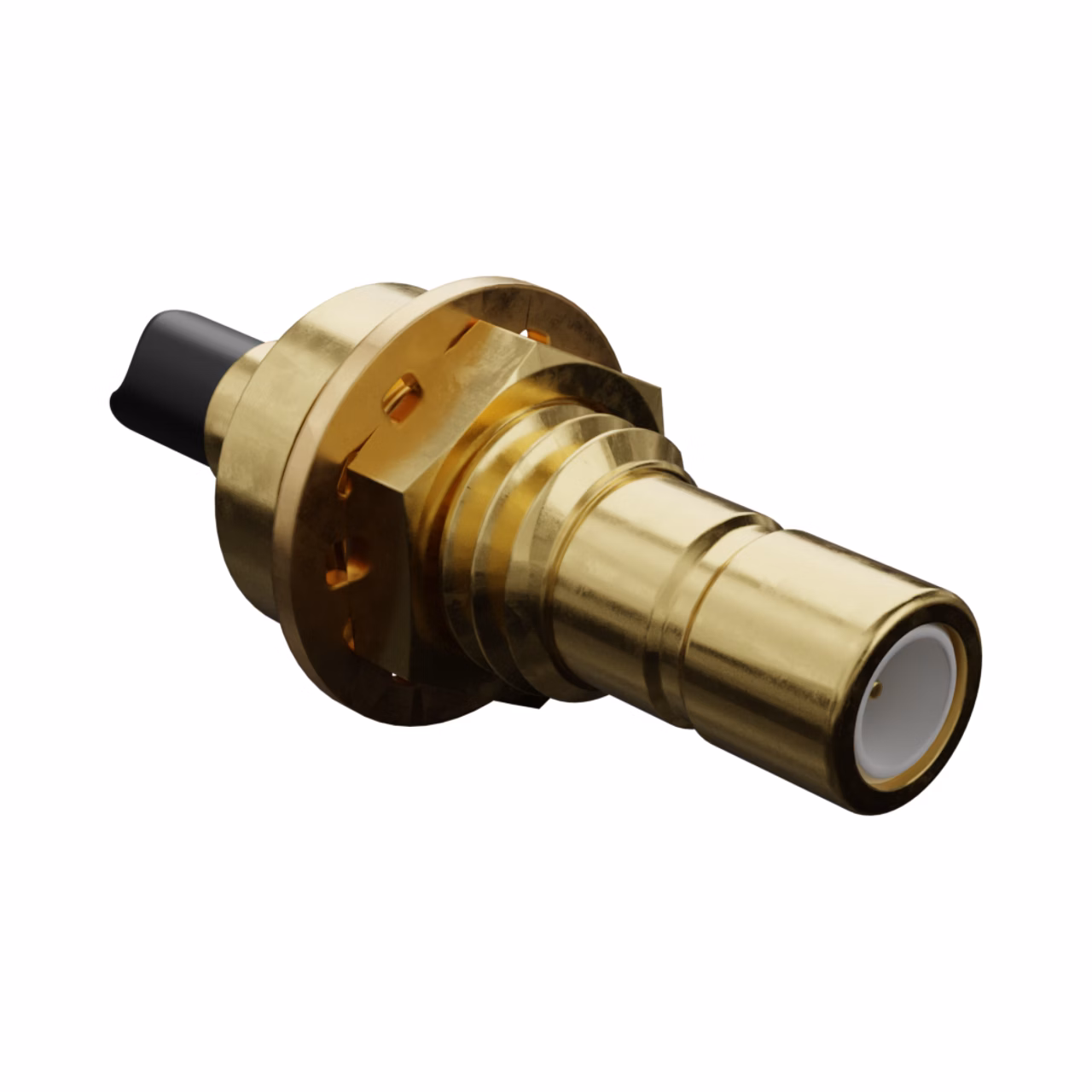 SMB Jack, Straight, Bulkhead, Solder, RG-405 (.086