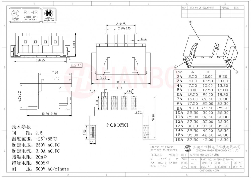 WAFER-254W-10A technical document preview