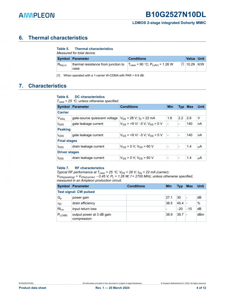 B10G2527N10DL datasheet page 4