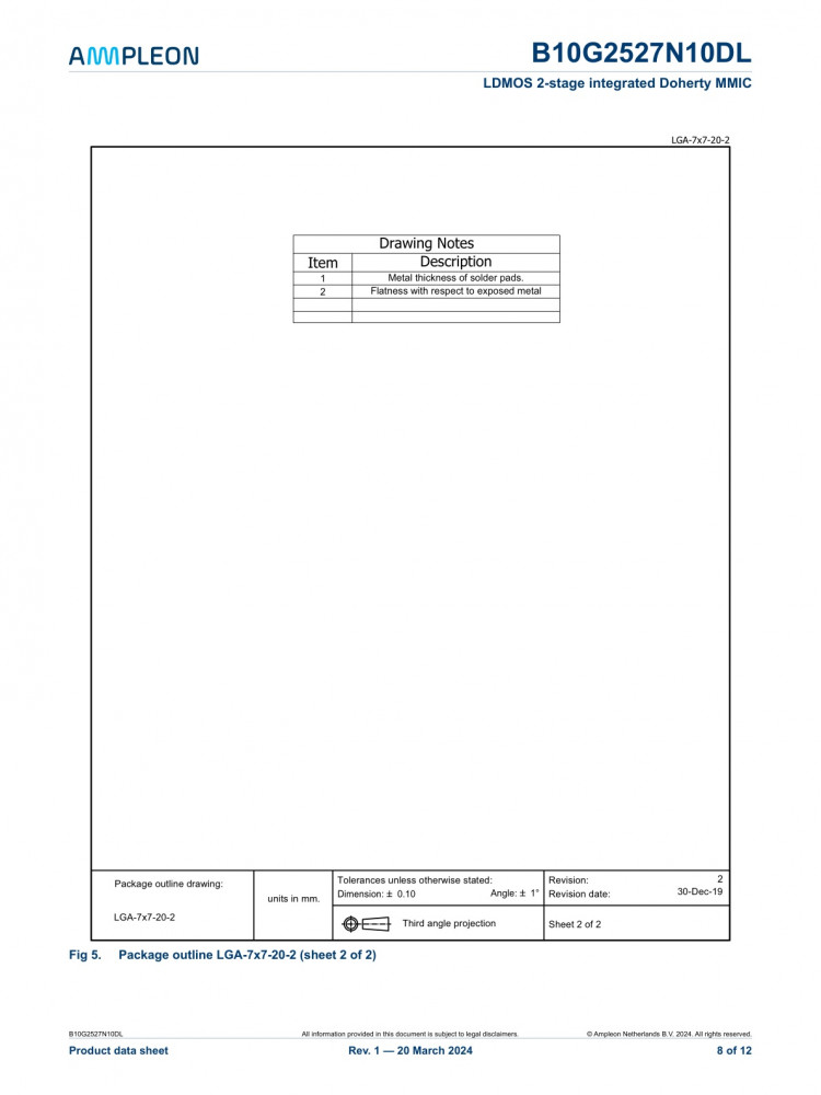 B10G2527N10DL datasheet page 8