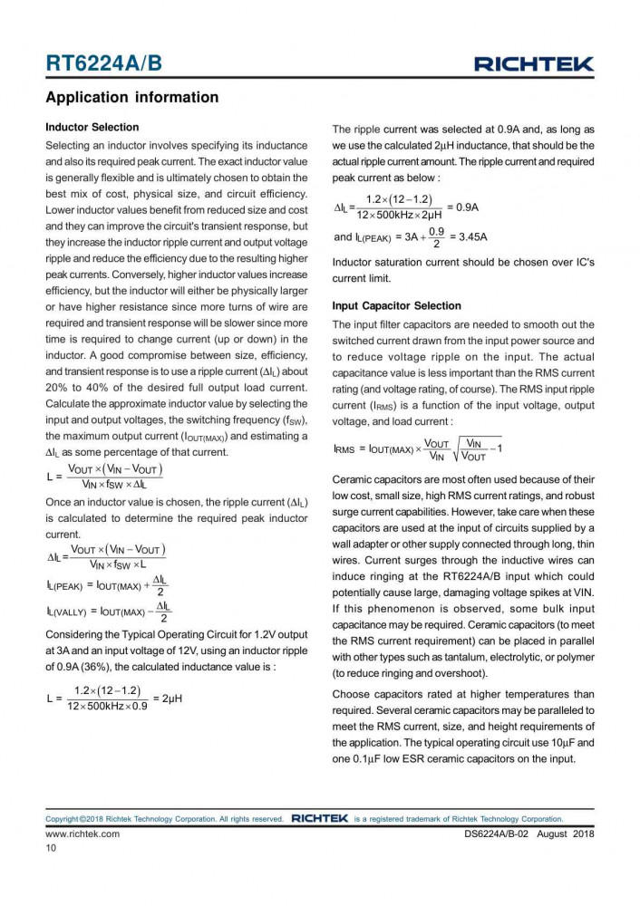 RT6224A/B datasheet page 10