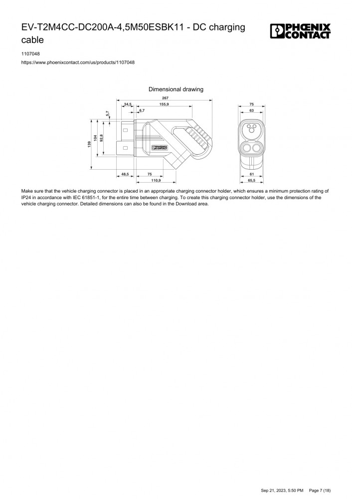 Phoenix Contact 1107048 technical document page 7