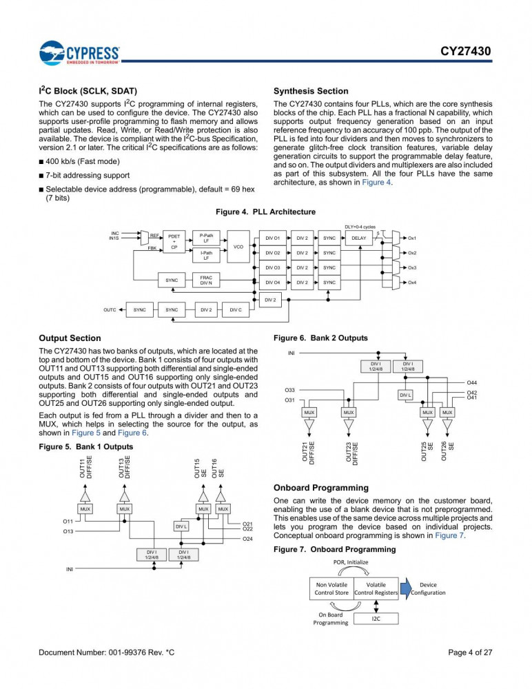CY27430 datasheet page 5