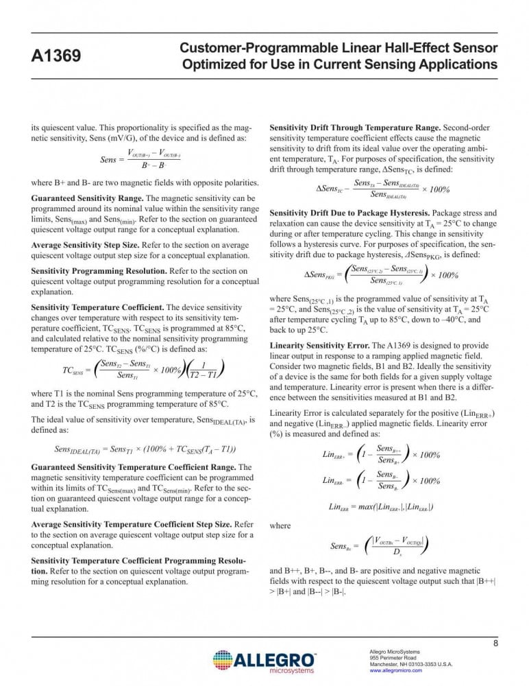 A1369 datasheet page 8