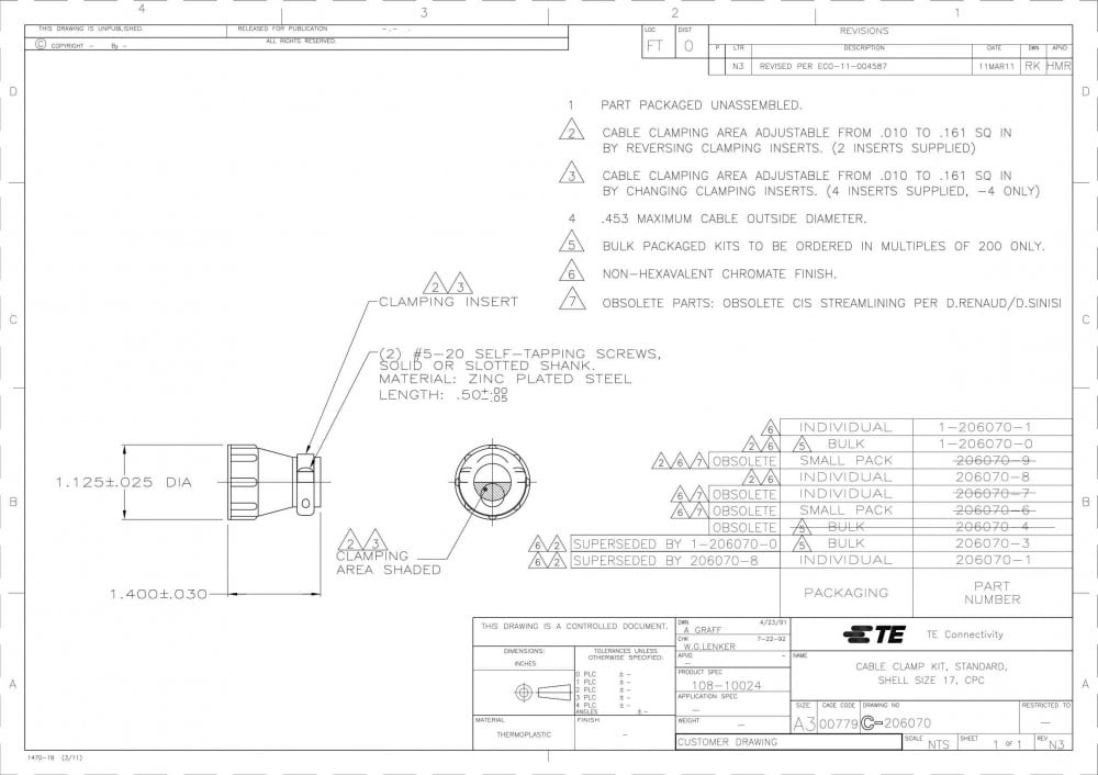 TE Connectivity 206070-8 drawing preview