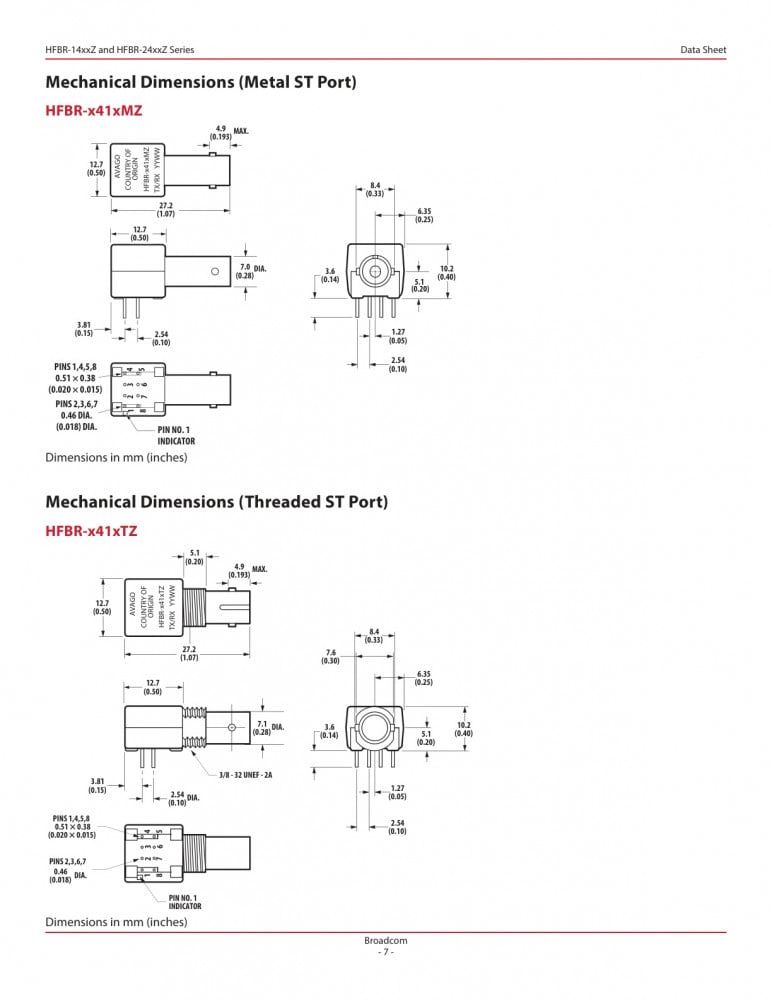HFBR-0400Z datasheet page 7