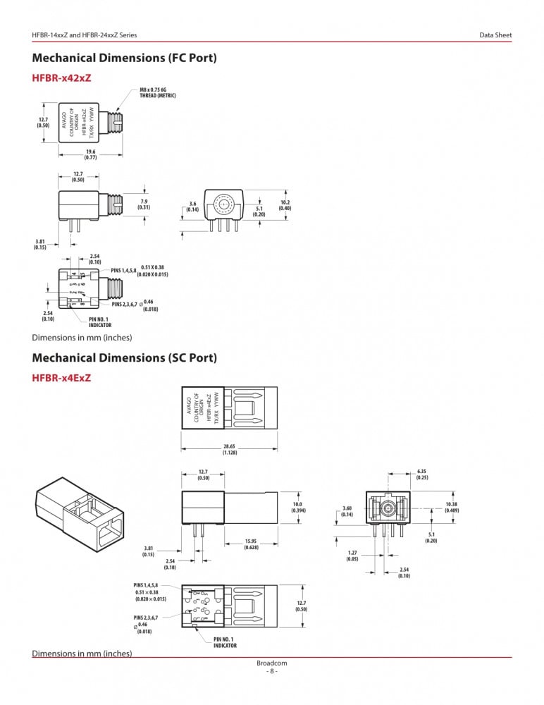 HFBR-0400Z datasheet page 8