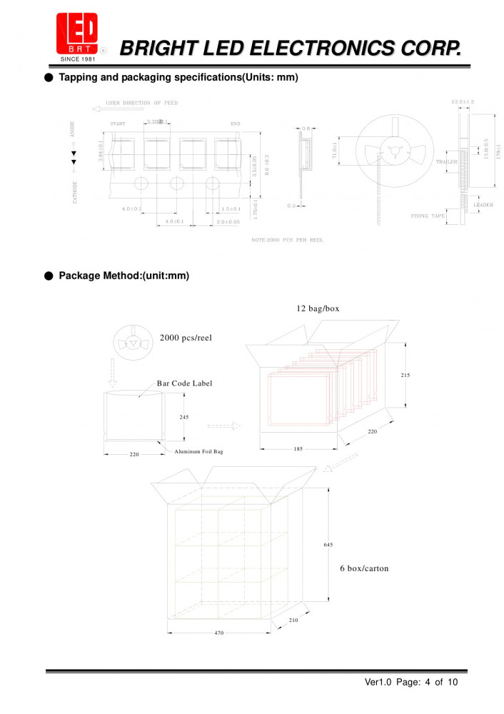 BL-2835PCW12-30-R80 datasheet page 3