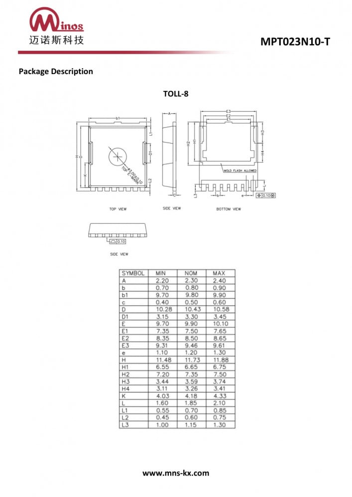 MPT023N10-T datasheet page 10
