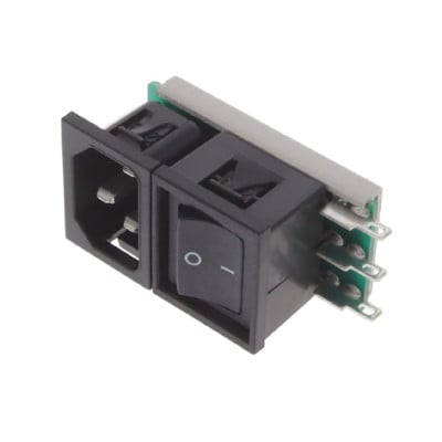 SCHURTER DC12.3132.001 Power Entry Module Plug & Receptacle