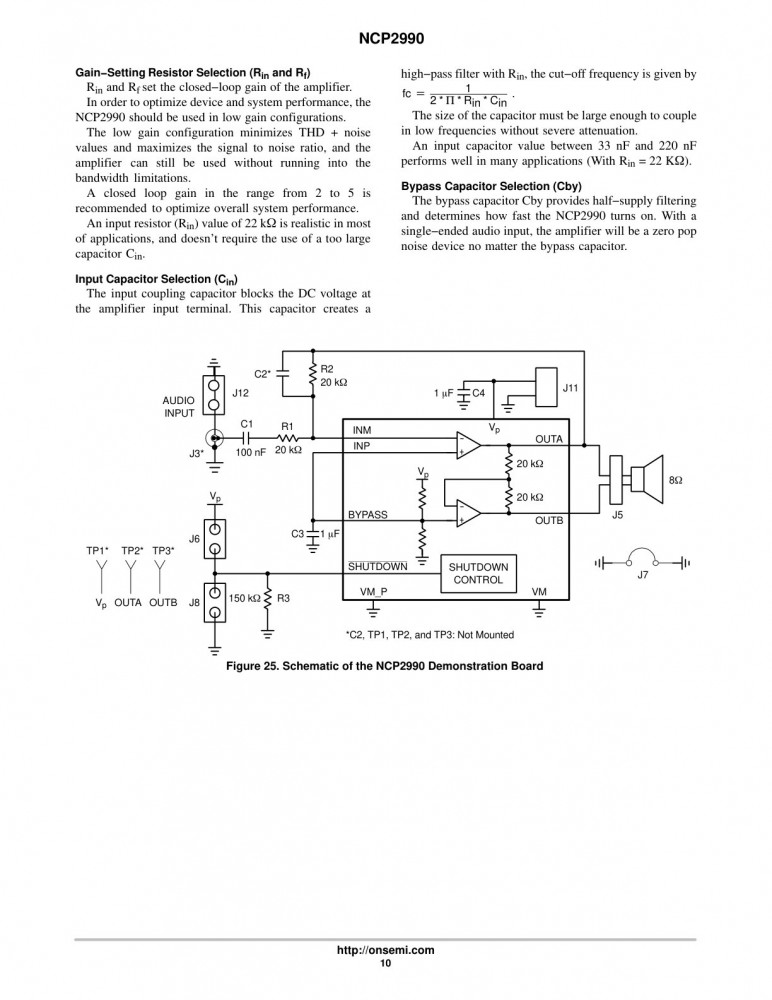 NCP2990 documentation page 10