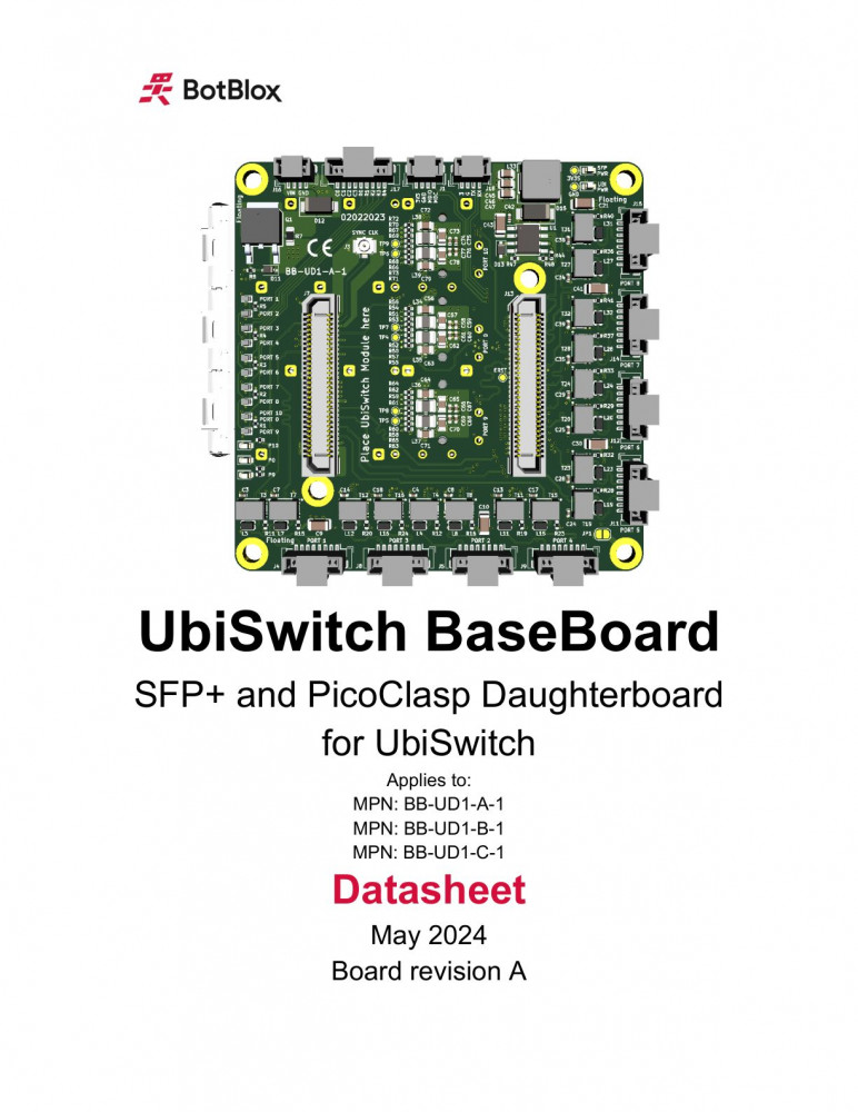 BB-UD1-C-1 datasheet page image 1