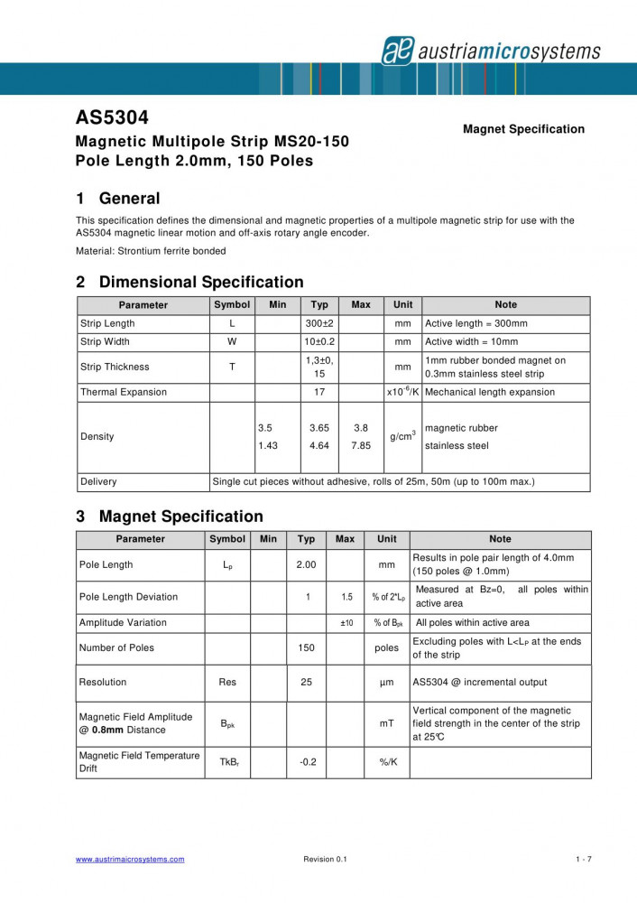 Technical document page 1