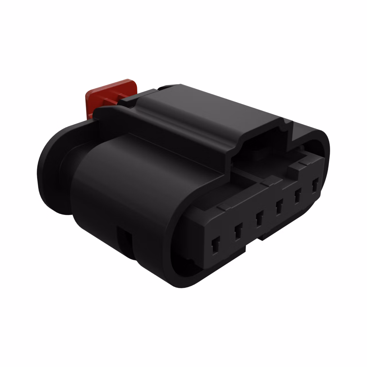 MXP120 Sealed Receptacle, 6 Circuit, Black Housing with Long Shroud (T3-V2-S3 with Backshell, T3-V2-S2 without Backshell), Key C, Dark Gray Insert for sale