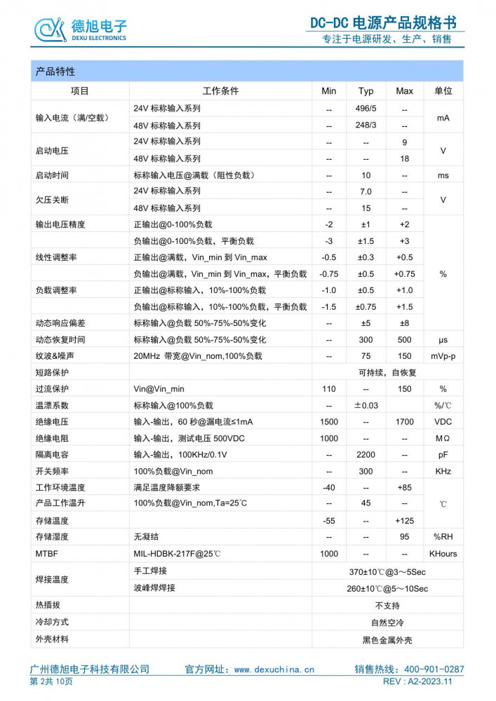 URA4812YMD-10WR3 datasheet page 2