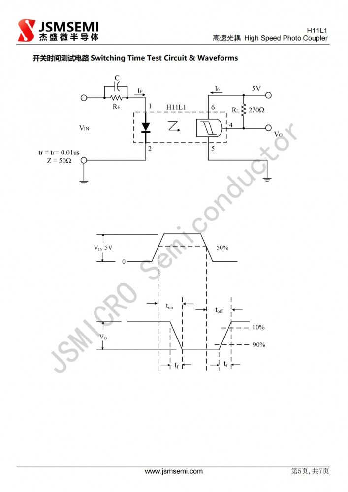 H11L1-JSM datasheet page 5