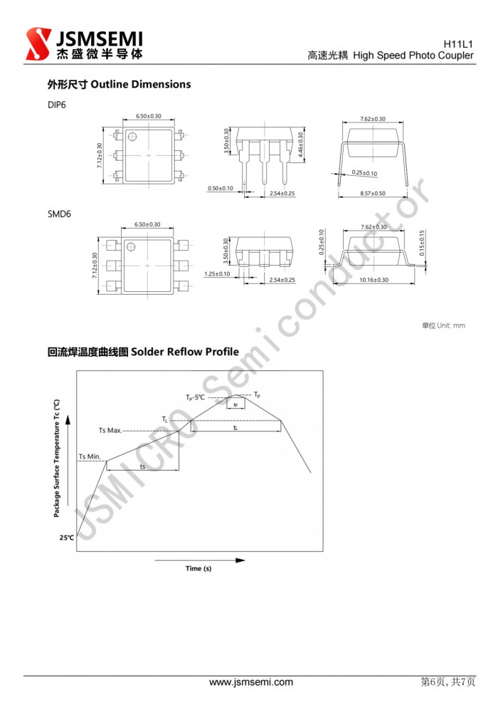H11L1-JSM datasheet page 6