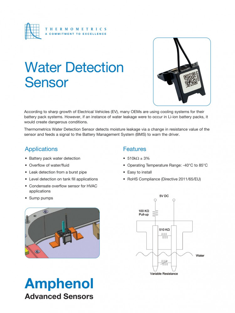 BAF147B002-00A0 water detection sensor document page 1