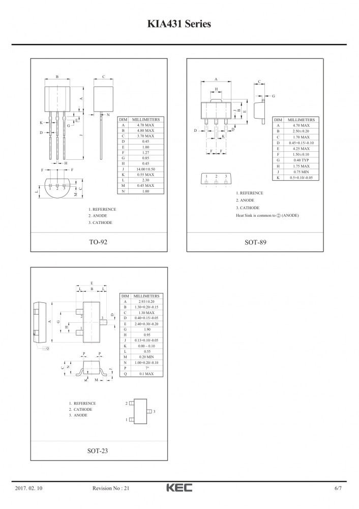 KEC KIA431 datasheet page 6