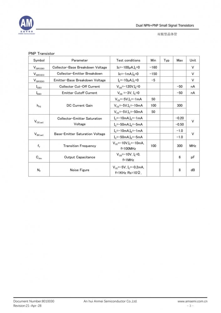 MMDT5451 datasheet page 3