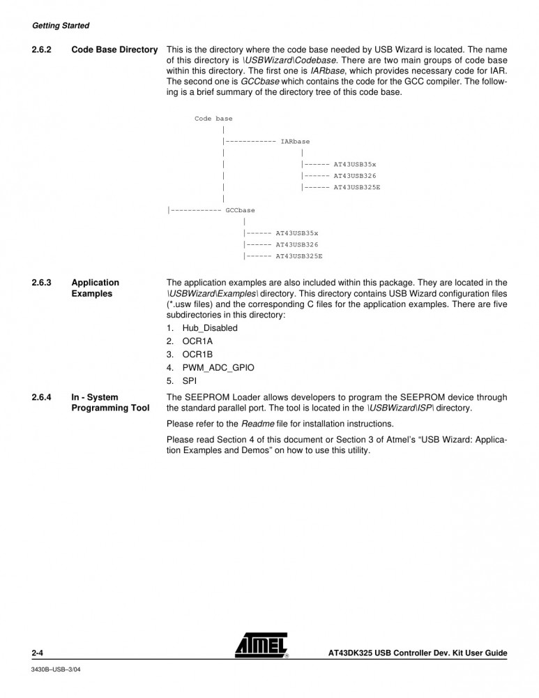 AT43DK325 User Guide page 10