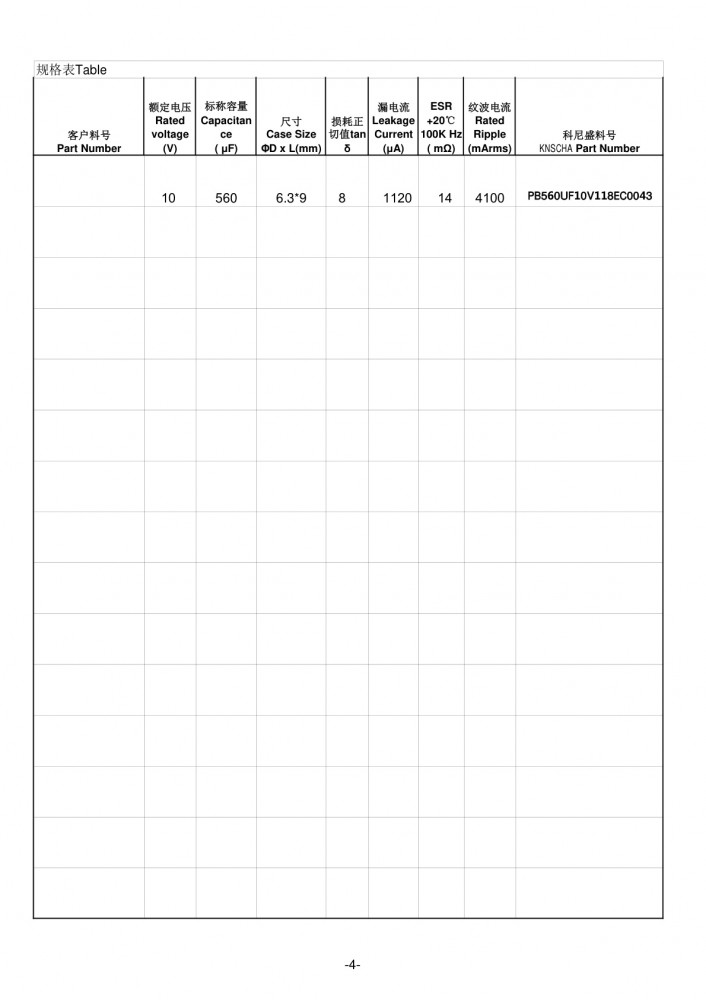 KNSCHA PB series approval specification page 2