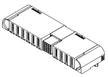 2.00mm, 5.50mm Pitch EXTreme Ten60Power Right-Angle Plug Assembly with Guide Pins, 25 Signal Circuits, 4 DC Power Circuits